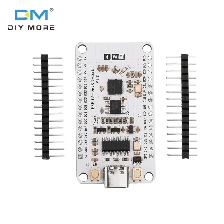 แผงวงจรหลัก Esp32 Devkit 32e Wifi บลูทูธโมดูลบอร์ดพัฒนาแบบ Dual Core มีชิปในตัวสร้าง V3 Esp32