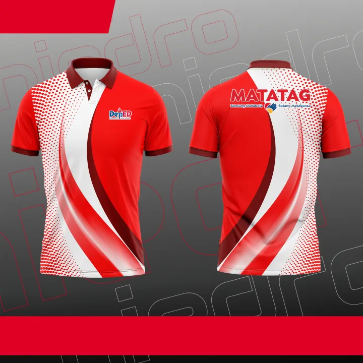 DEPED MATATAG POLO UNIFORM FULL SUBLIMATION POLO-SHIRT FOR WOMEN AND ...