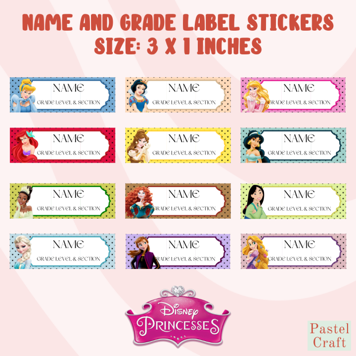 Name and Grade Label Sticker | Lazada PH