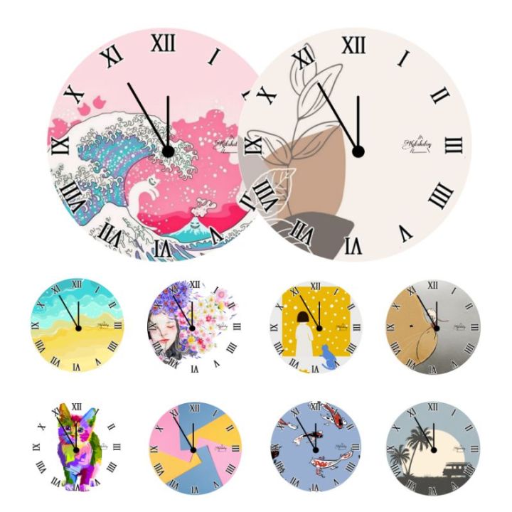 JAM DINDING 30CM MODERN Jam karakter Jam Aestethic Jam Rumah Jam Kayu ...