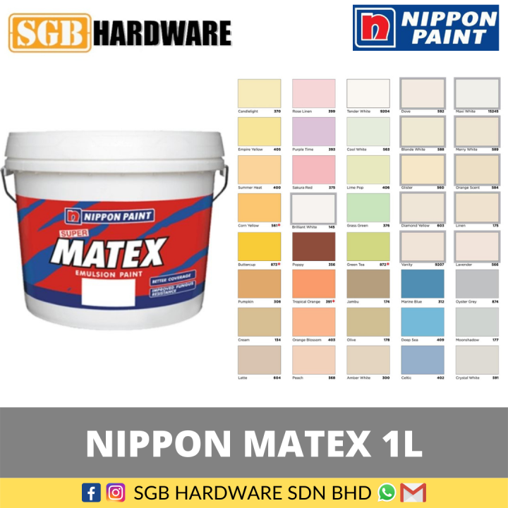 NIPPON MATEX 1L / GRIN EMULSION PAINT CUSTOMIZE 1L / NIPPON MATEX ... NIPPON MATEX 1L / GRIN EMULSION PAINT CUSTOMIZE 1L / NIPPON MATEX ...