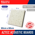 Aztec Acoustic Board - 60cm x 60cm (Fine Fissured) - Ceiling Board (10 ...
