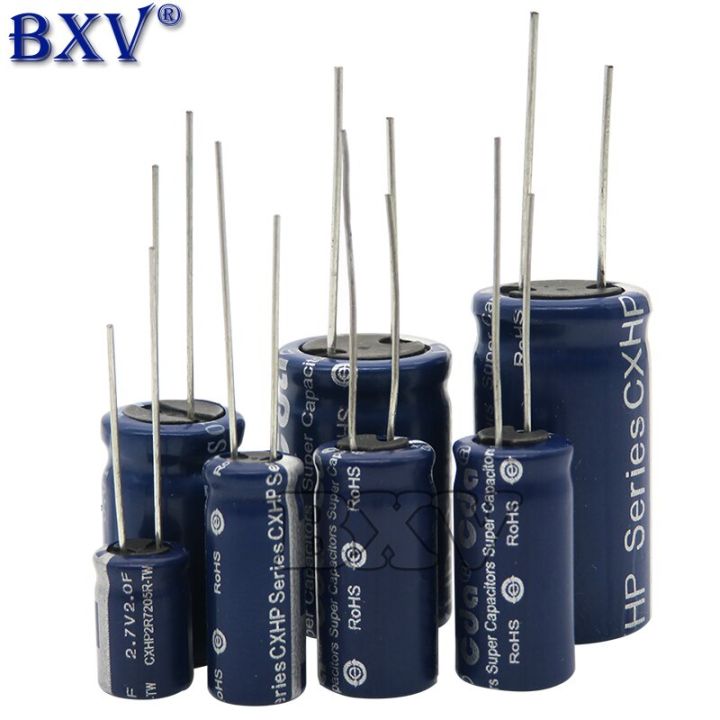 2PCS/LOT Super Capacitor Farad Capacitor 2.7V 2F 3.3F 4F 4.7F 5F 6F 7F 8F 10F 15F 20F 25F 30F ...