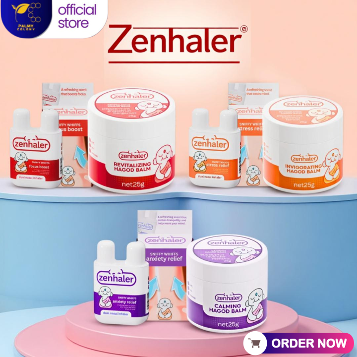 ZENHALER Bundle Sets: Zenhaler Dual Nasal Inhaler & Zenhaler Hagod Balm ...