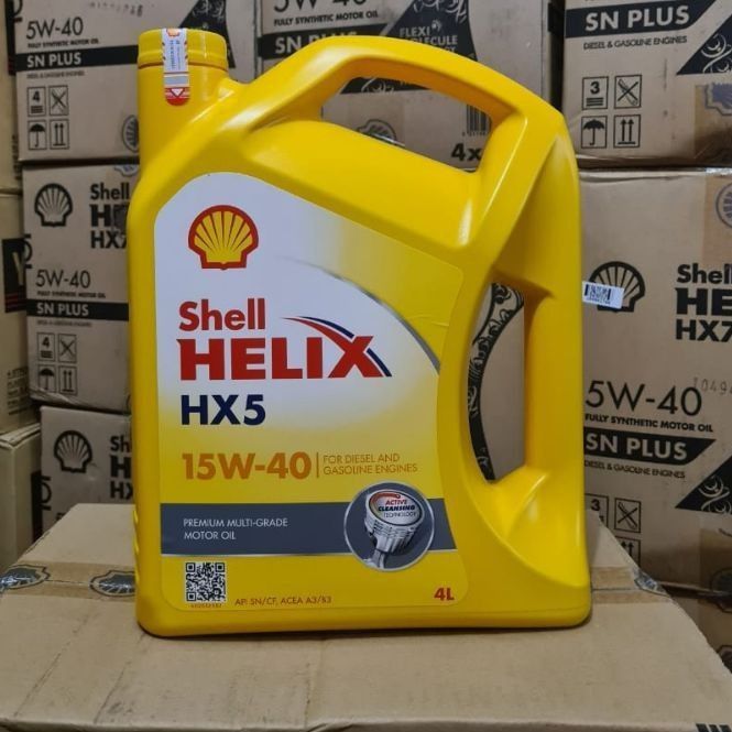 Oli Shell Helix HX5 15W/40 4L | Lazada Indonesia