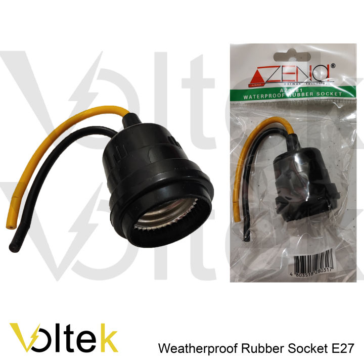 Weatherproof socket 103 E27 socket with 2 wires 602 | Lazada PH