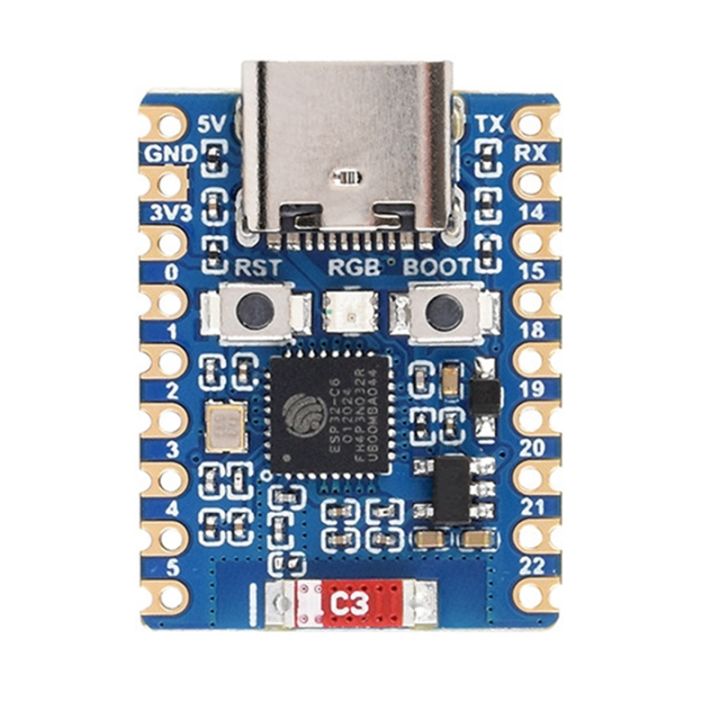 (JACH) 1 Piece ESP32 C6 Zero Development Board WiFi 6 ESP32 Mini Module ...