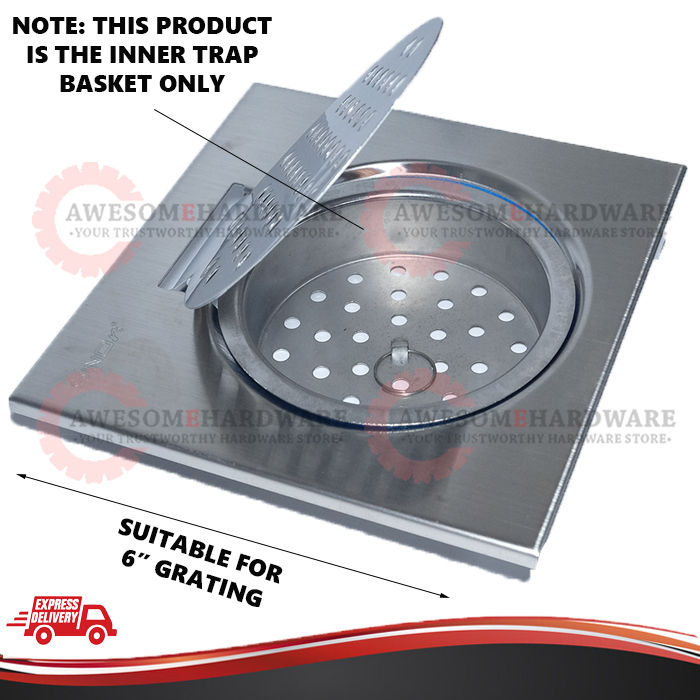 (TRAP ONLY) SINOR SD-01 SUS304 STAINLESS STEEL FLOOR GRATING BASKET ...