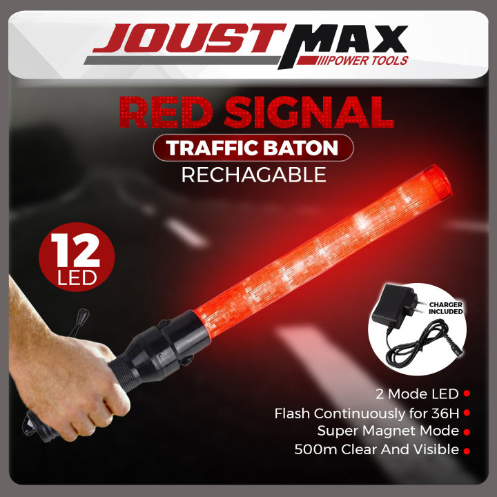 54cm Baton Light Traffic Baton Light Rechargeable Security Baton Led ...