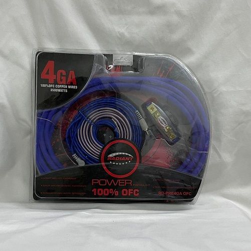 RADIANT RD-PRE4GA 100% OFC POWER INSTALL KIT | Lazada PH