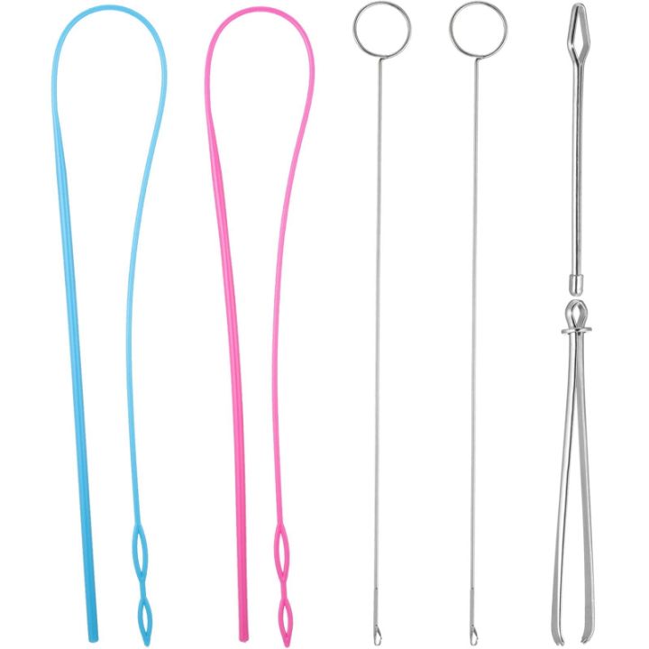 6 Pieces Sewing Loop Kit, Loop Turner Hook Flexible Drawstring Threader ...