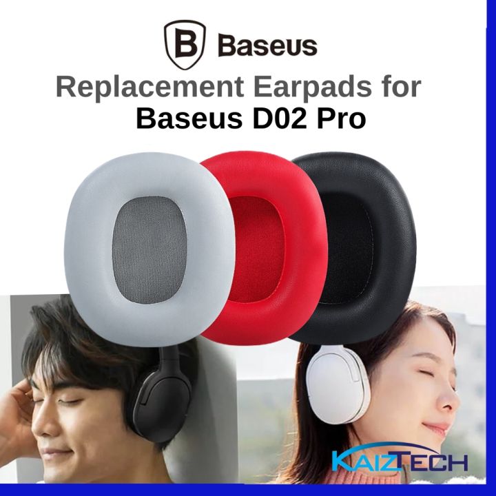 1 Pair Baseus D02 Pro Wireless Headphones Replacement Ear Pads Cushion ...