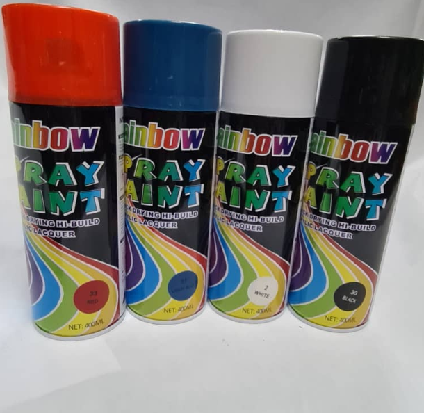 Rainbow Spray Paint 400ml/Spray tin cat/colour spray/ spray paint | Lazada