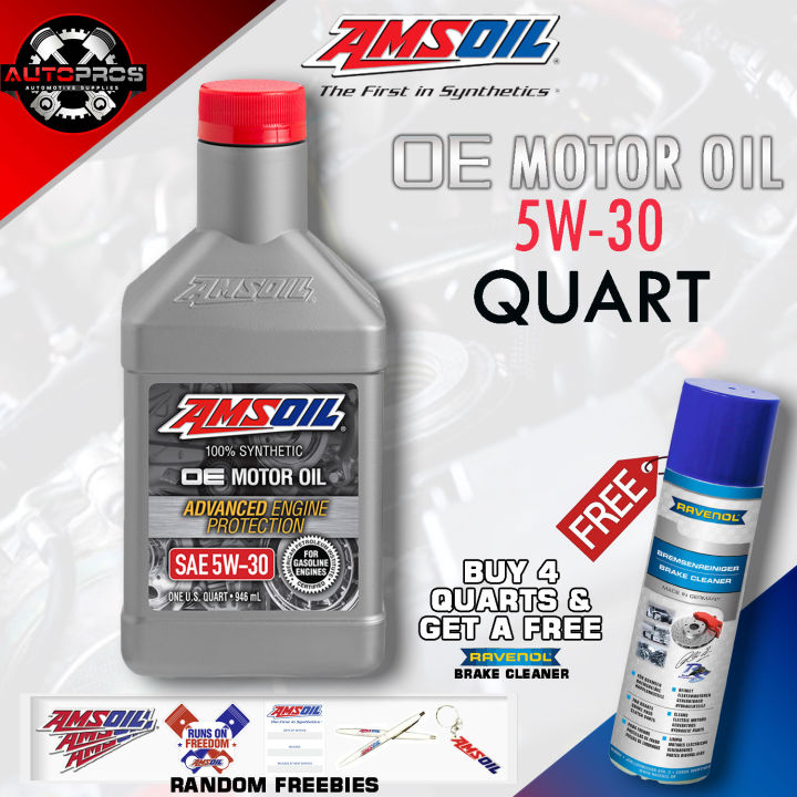 AMSOIL 5W-30 OE Series Fully Synthetic Gasoline Engine Oil 1 Quart Or 1 ...