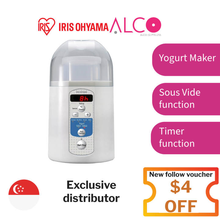 IRIS Ohyama IYM-013 Yogurt Maker | Accessories included | 1 year warranty | Lazada Singapore