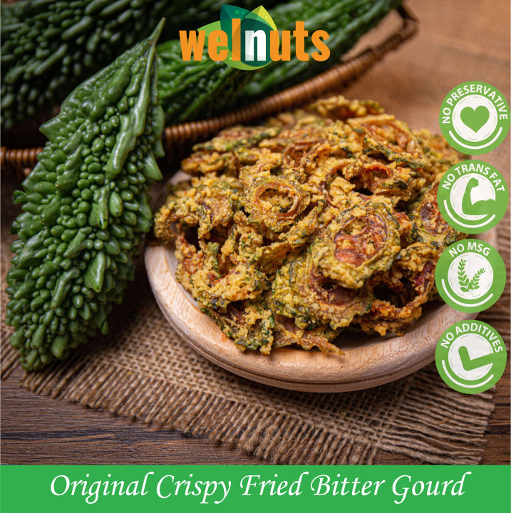 Peria Goreng Rangup Original-Crispy Bitter Gourd- Peria 200gram Halal ...