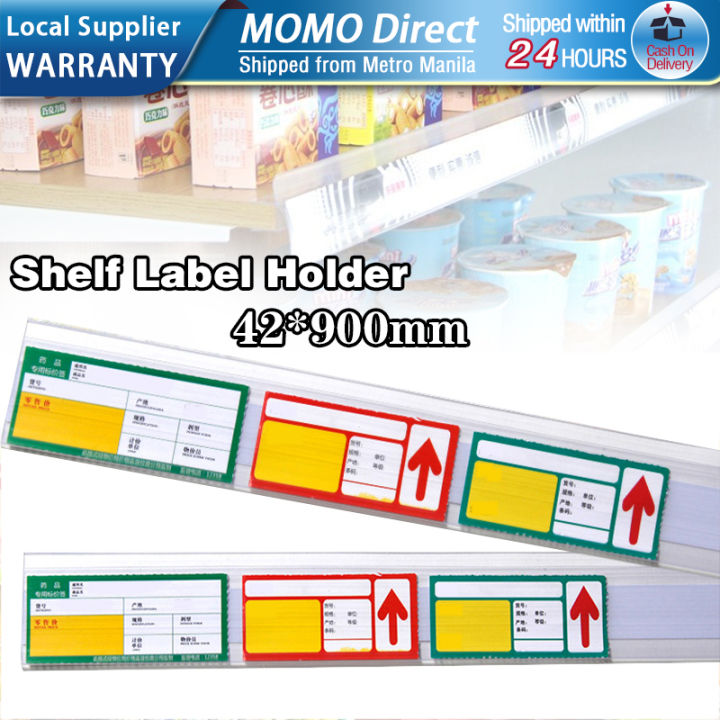 42*900mm Shelf Label Holder Self-adhesive Shelf Label Strip Holder for ...