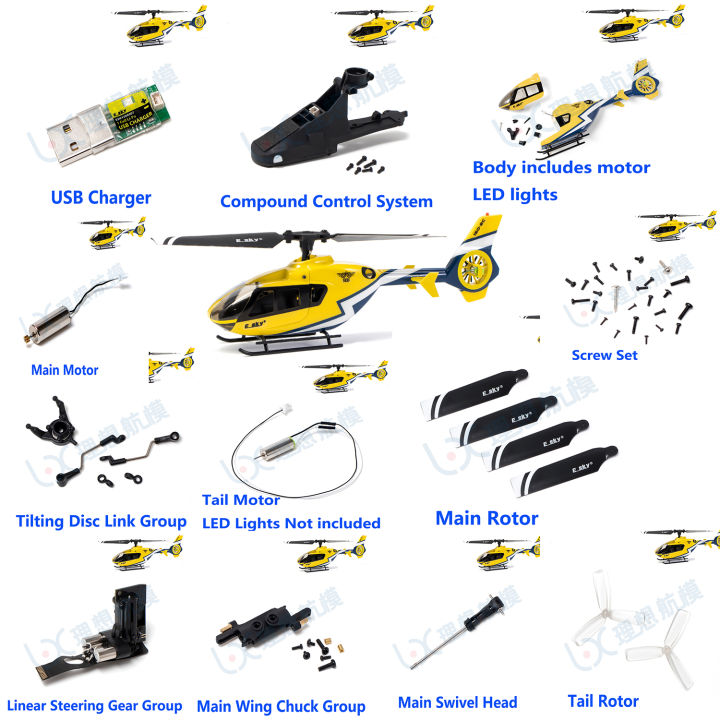 ESKY 150EC 150 EC Hummingbird RC Helicopter Accessories Chassis USB ...