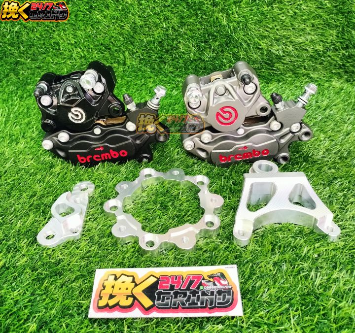 SNIPER 150/155 CALIPER SET FRONT AND REAR WITH BRACKET | Lazada PH