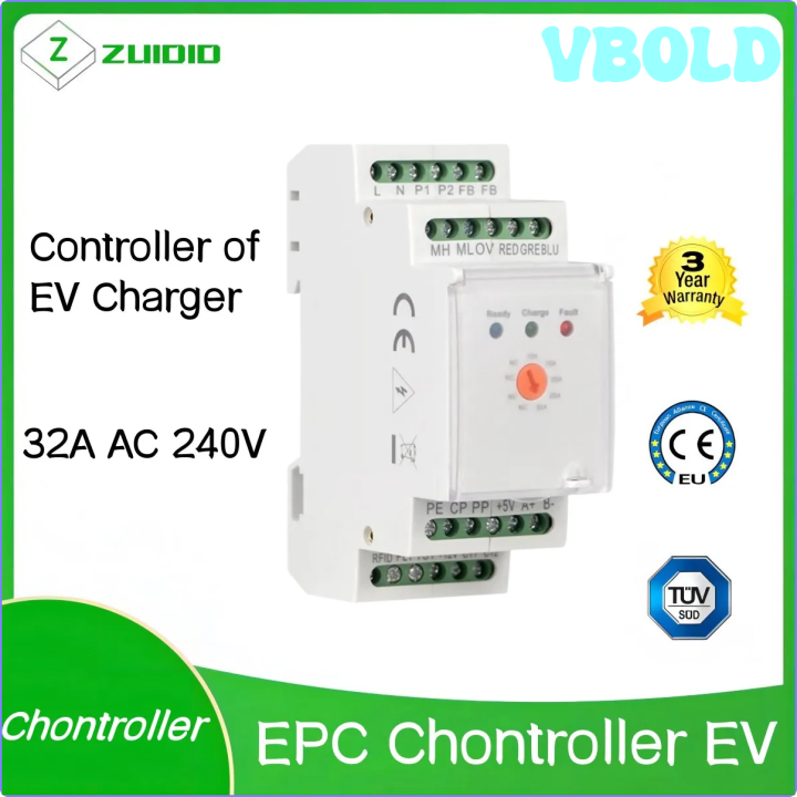 VBOLD 32A AC 240V EVSE EPC Controllers Electronic Protocol Chontroller Smart Charger for EV ...