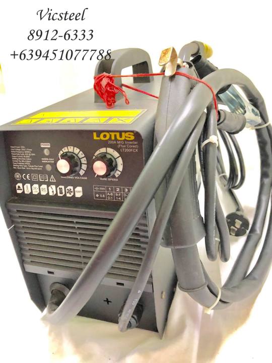 Lotus LT200FCX MIG Inverter Welding Machine 200 Amp Flux Corded Gasless ...