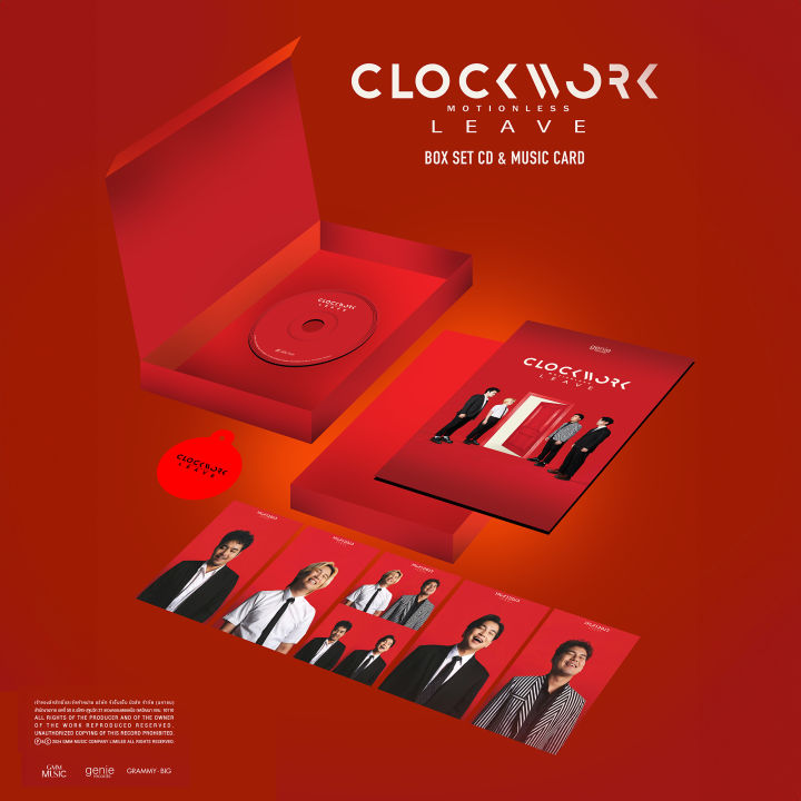GMM MUSIC : LIMITED BOXSET ALBUM CLOCKWORK MOTIONLESS LEAVE | Lazada.co.th