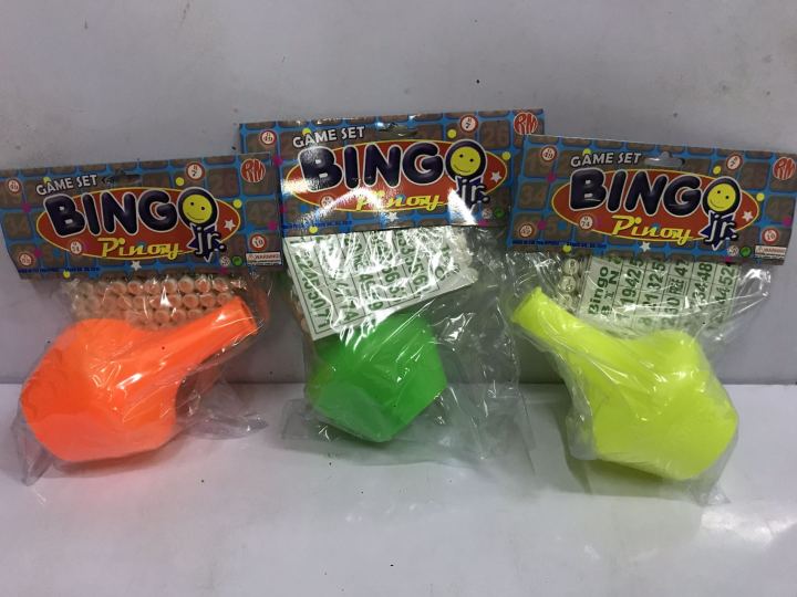 Traditional Bingo Lotto Lottery Family Bingo Game Set -Cards Counters ...