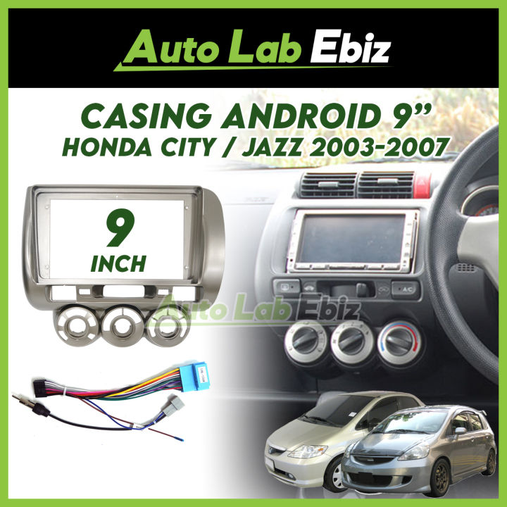 Honda City / Jazz 2003-2008 Android Player Casing 9" inch with Socket ...