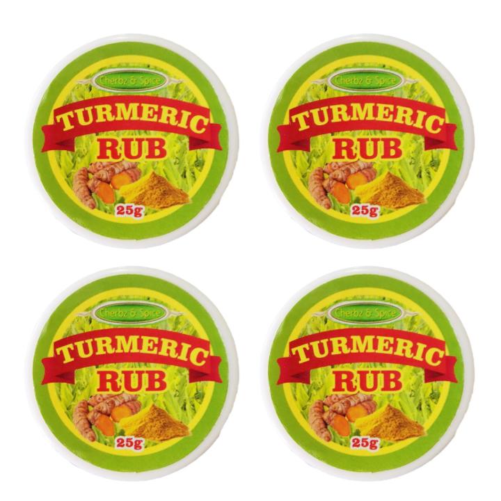 Cherbz & Spice Turmeric Rub Set of 4 | Lazada PH