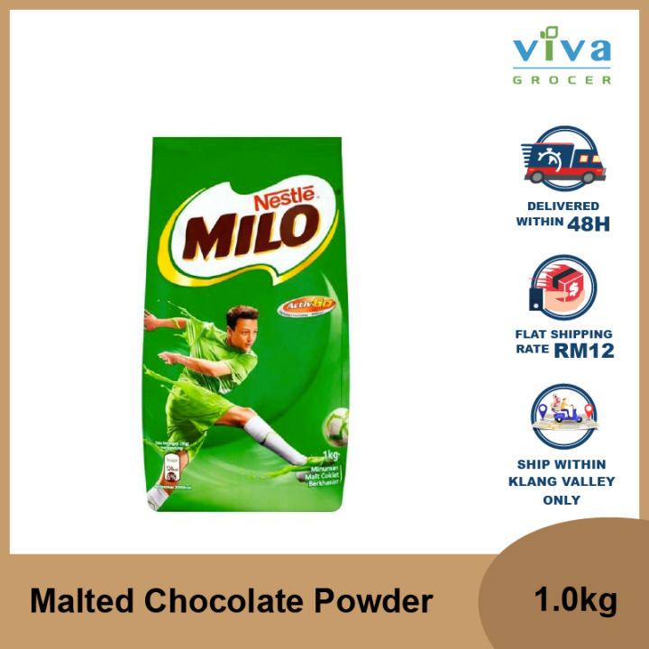 Nestle Milo Activ-Go Softpack Malted Chocolate Powder 1kg | Lazada