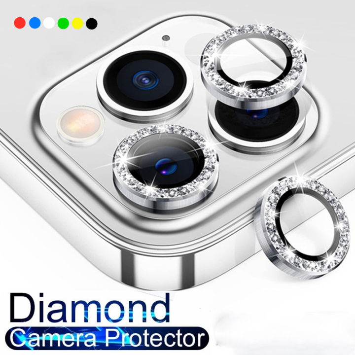 Akabeila Sparkling Diamond Camera Lens Protector For Iphone 13 Pro Max