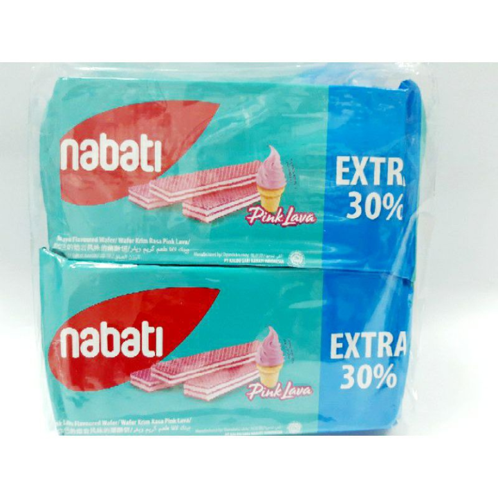 NABATI PINK LAVA WAFER 10X40G | Lazada