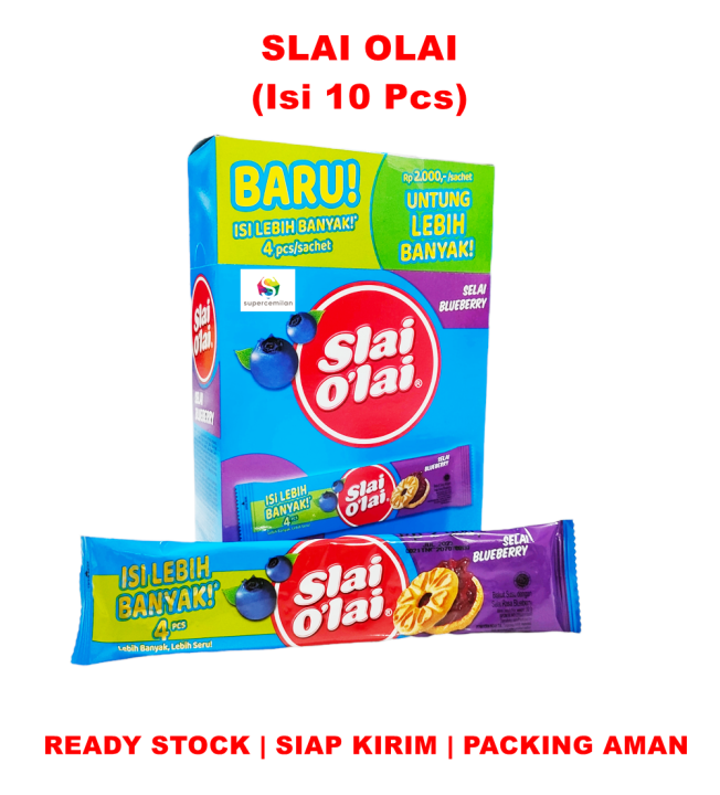 Slai Olai Biskuit Rasa Selai Buah isi 10 pcs | Lazada Indonesia