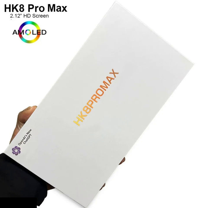 Dropshipping hk8 Pro Max smart watch AMOLED screen dual core series HK 8 hk8promax hk8 Pro Max ...