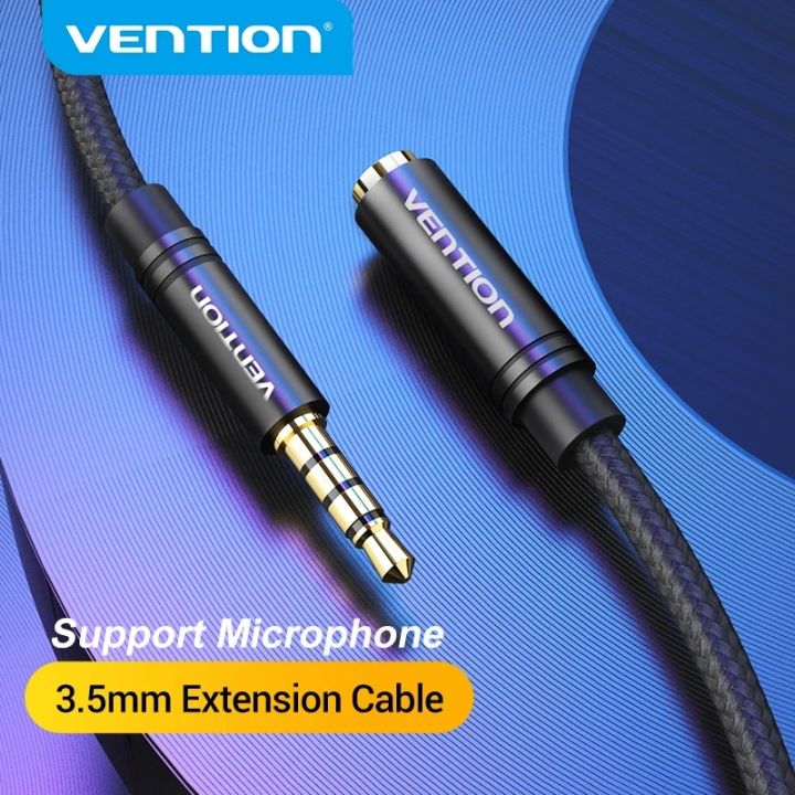 Vention Audio Extension Cable Audio Auxillary Extension cord Connector ...