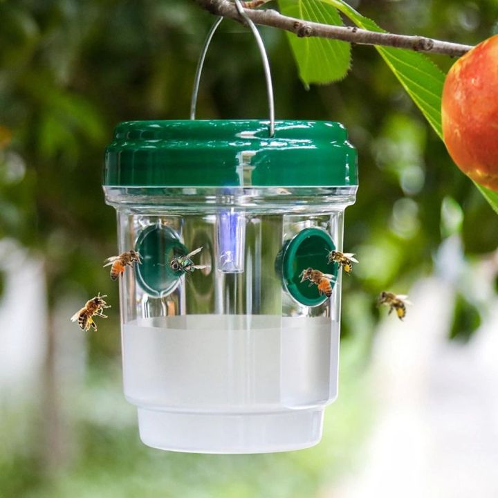 Warmie Led Solar Bee Fruit Fly Trap Reusable Hanging Bee Trap Insect