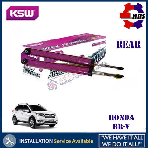 Honda BR-V BRV KSW REAR Shock Absorber Kshowa Heavy Duty Absorber ...