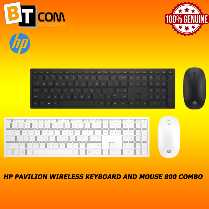 HP Pavilion Wireless Keyboard and Mouse 800 Combo 4CE99AA#UUF, 4CF00AA# ...