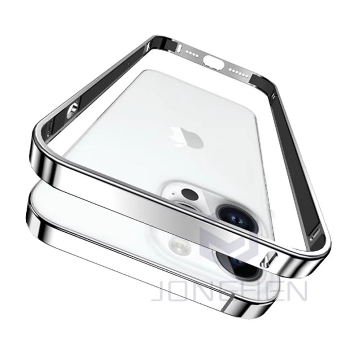 R-just Luxury Light Aluminum Metal Frame For iPhone 16 Pro Max 15 14 ...