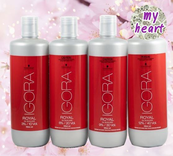 Schwarzkopf IGORA Royal Oil Developer 3%/6%/9%/12% ขนาด 900 ml ดีเวลล๊ ...