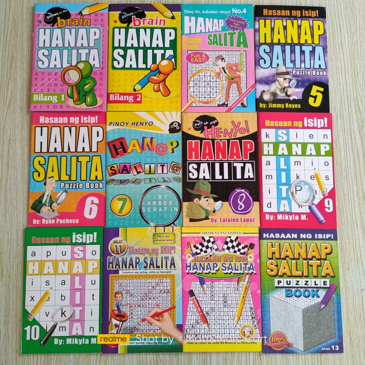 Hanap Salita Word Hunt book games for the brains | Lazada PH Hanap Salita Word Hunt book games for the brains | Lazada PH