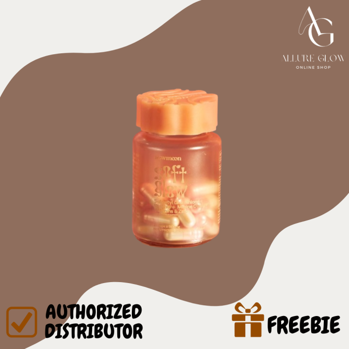 New Moon Soft Glow 30-Capsules S-Acetyl Glutathione Beauty Supplement ...