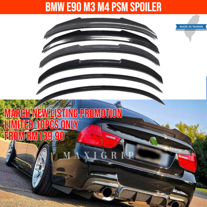 BMW E90 Spoiler PSM MP M3 M4 style abs carbon spoiler E90 accessories ...