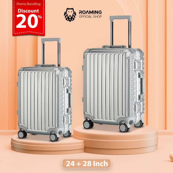 [SET] Roaming Koper Kabin & Bagasi R001 Size 24 Inch + 28 Inch | Lazada ...