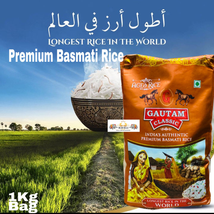Gautam 1KG Basmati Rice India Original Pack | Lazada PH