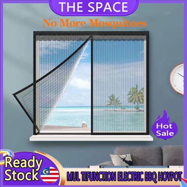 mosquito net magnetic mosquito net window DIY Magnetic Mosquito Net window/door mosquito racket ...
