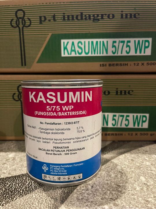 Fungisida bakterisida - KASUMIN- untuk penyakit layu bakteri pada tanaman - kemasan 500 gram ...