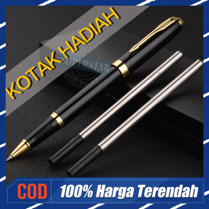 Pena Logam 2 Isi Ulang (Hitam) | Lazada Indonesia