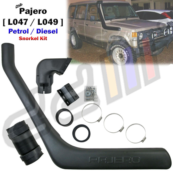 Mitsubishi Pajero L047 L049 Vehicle Snorkel Kit (With Logo) 4D56 4G54 ...