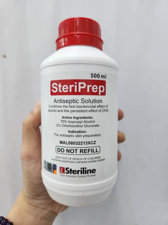 STERIPREP ANTISEPTIC SOLUTION 500ML/BOT | Lazada